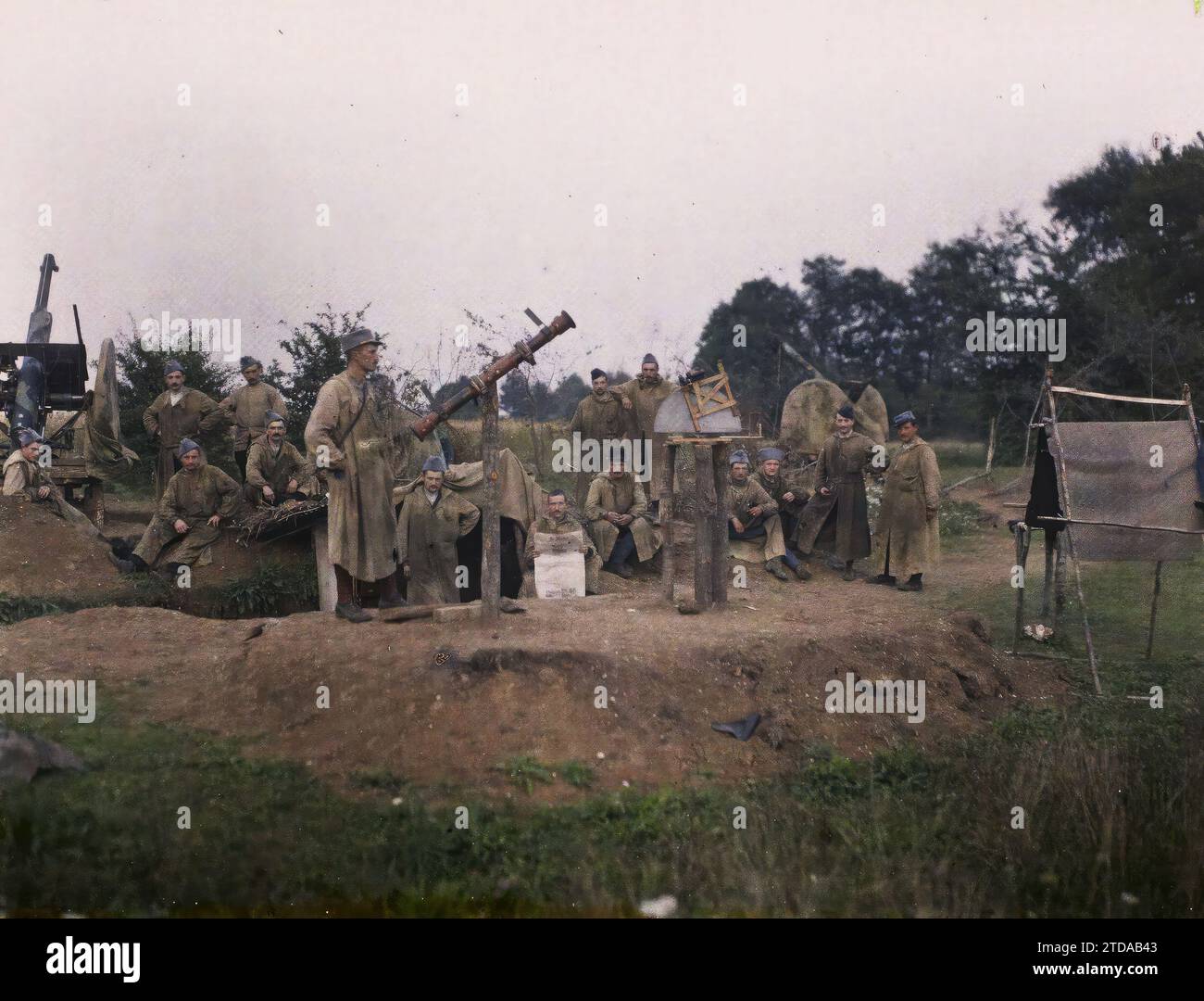 Conchy-les-Pots, France Lieutenant Brownstein's Aircraft Battery ...