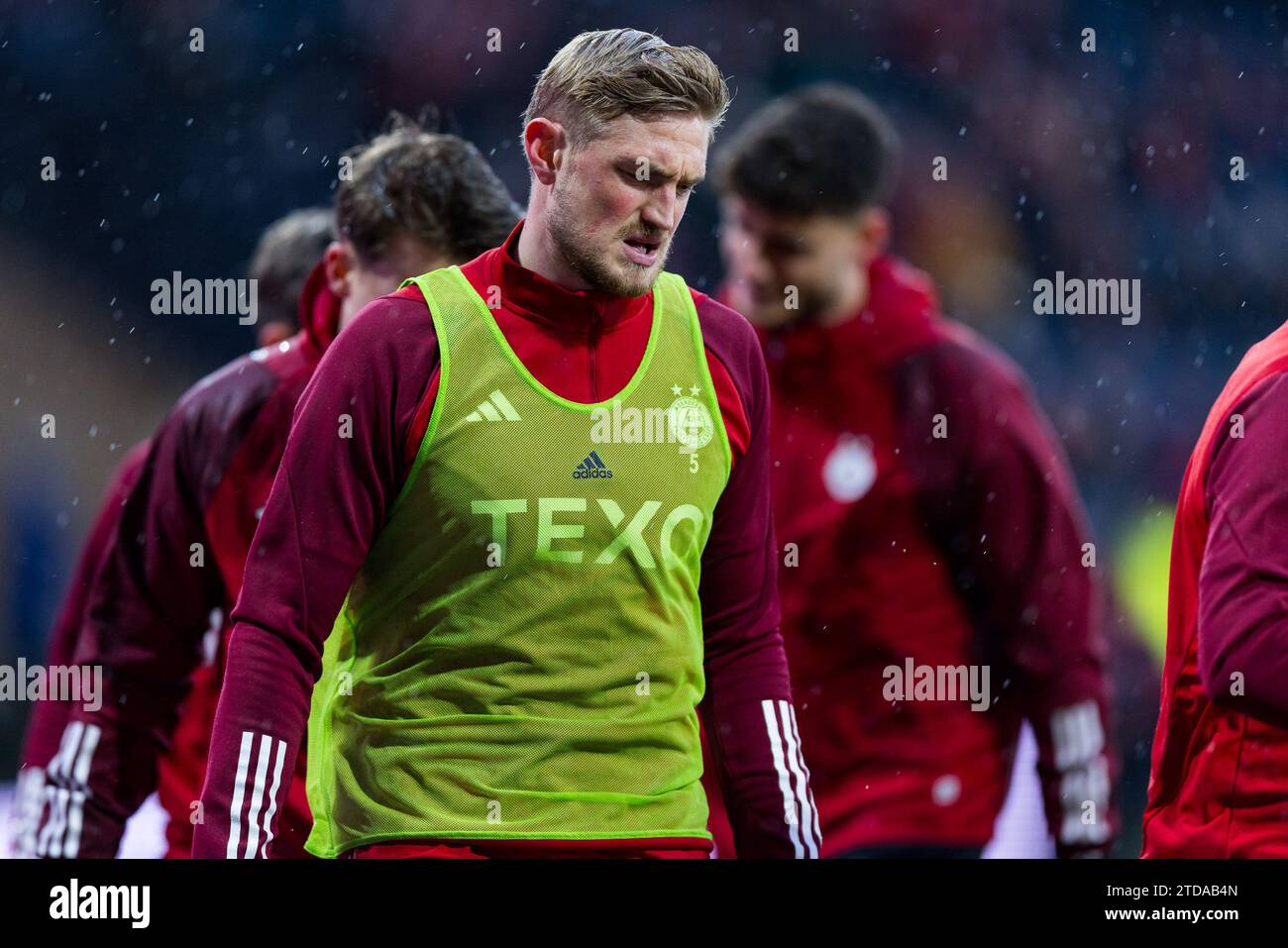 Glasgow, Scotland. 17 December 2023. Richard Jensen (5 - Aberdeen ...