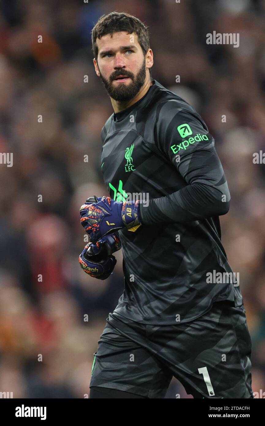 Alisson Becker of Liverpool during the Premier League match Liverpool ...