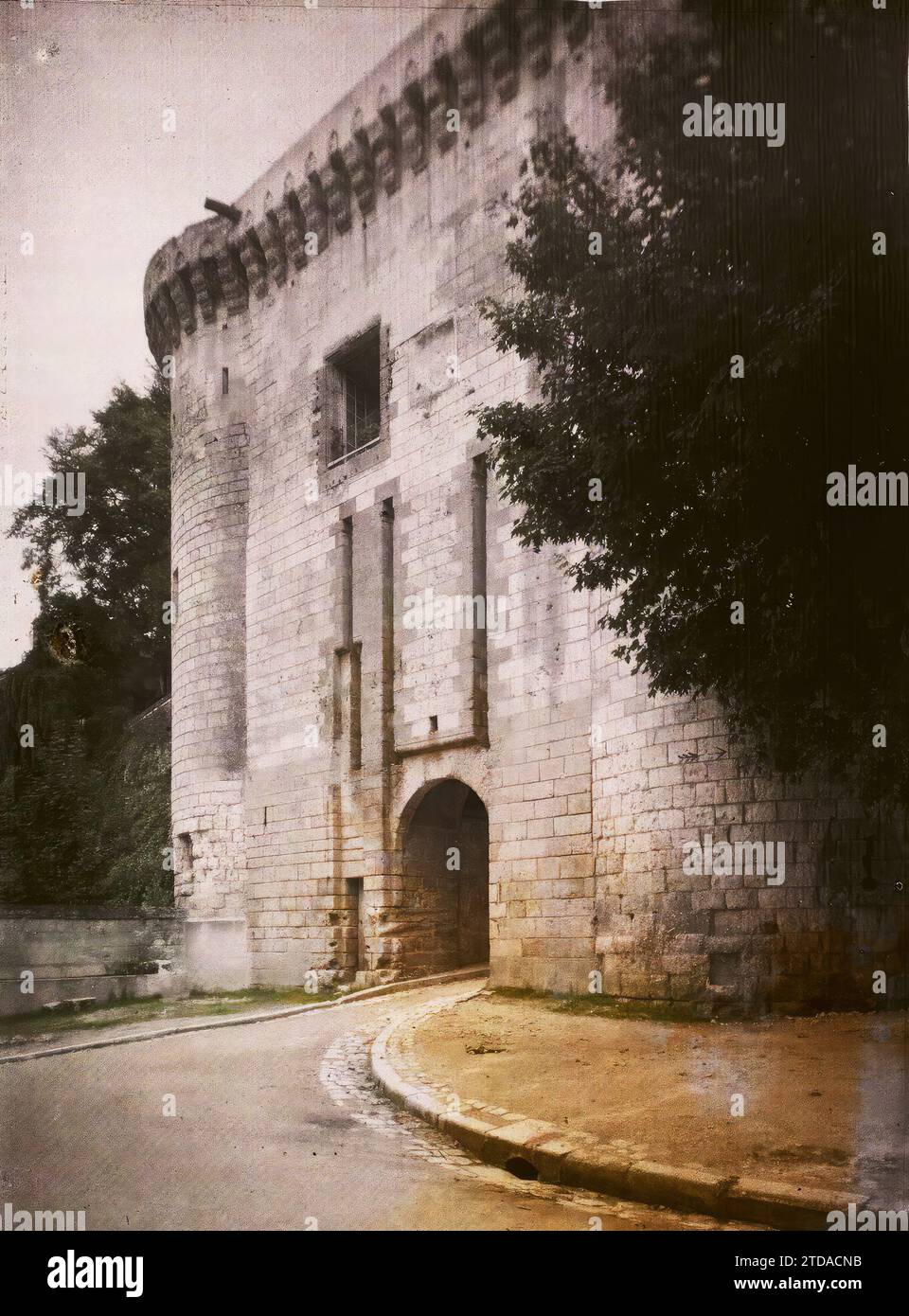 Loches, France The Royal Gate or main gate of the castle, Personality ...