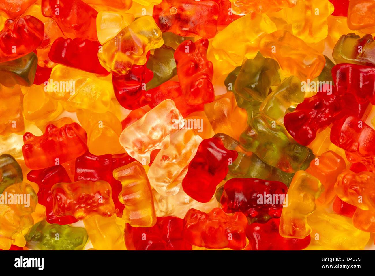 Delicious Colorful Gummy Bears Candy Stock Photo - Alamy