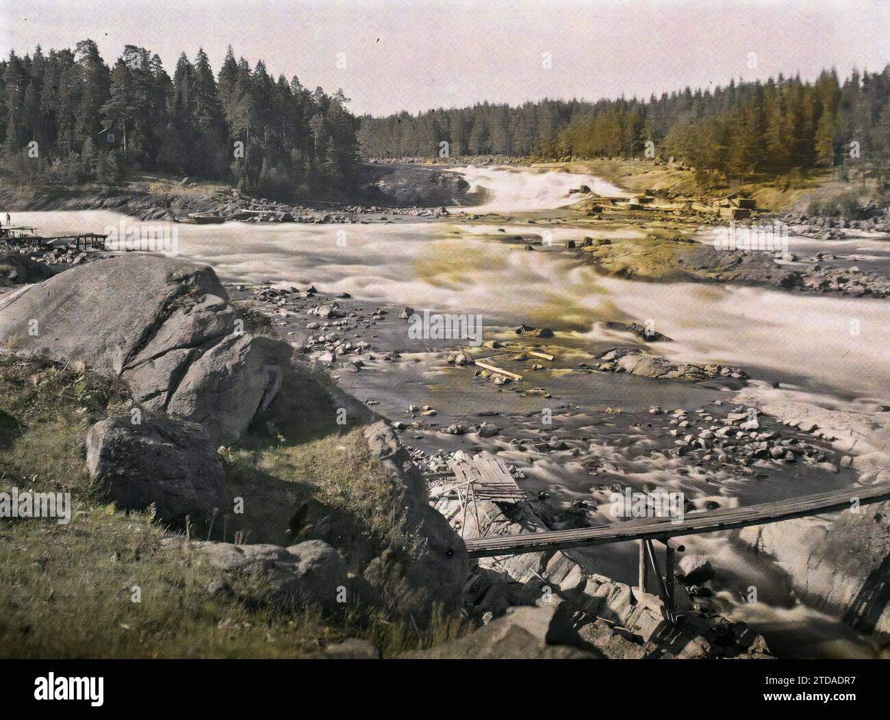 Alvkarleby, Sweden Waterfall on the Dalälven, Nature, Environment ...