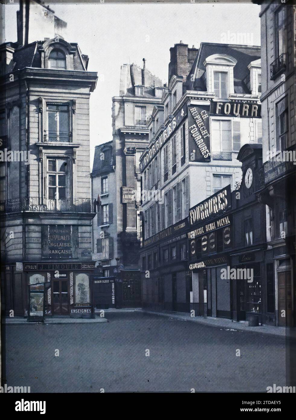 France rue vide gousset hi-res stock photography and images - Alamy