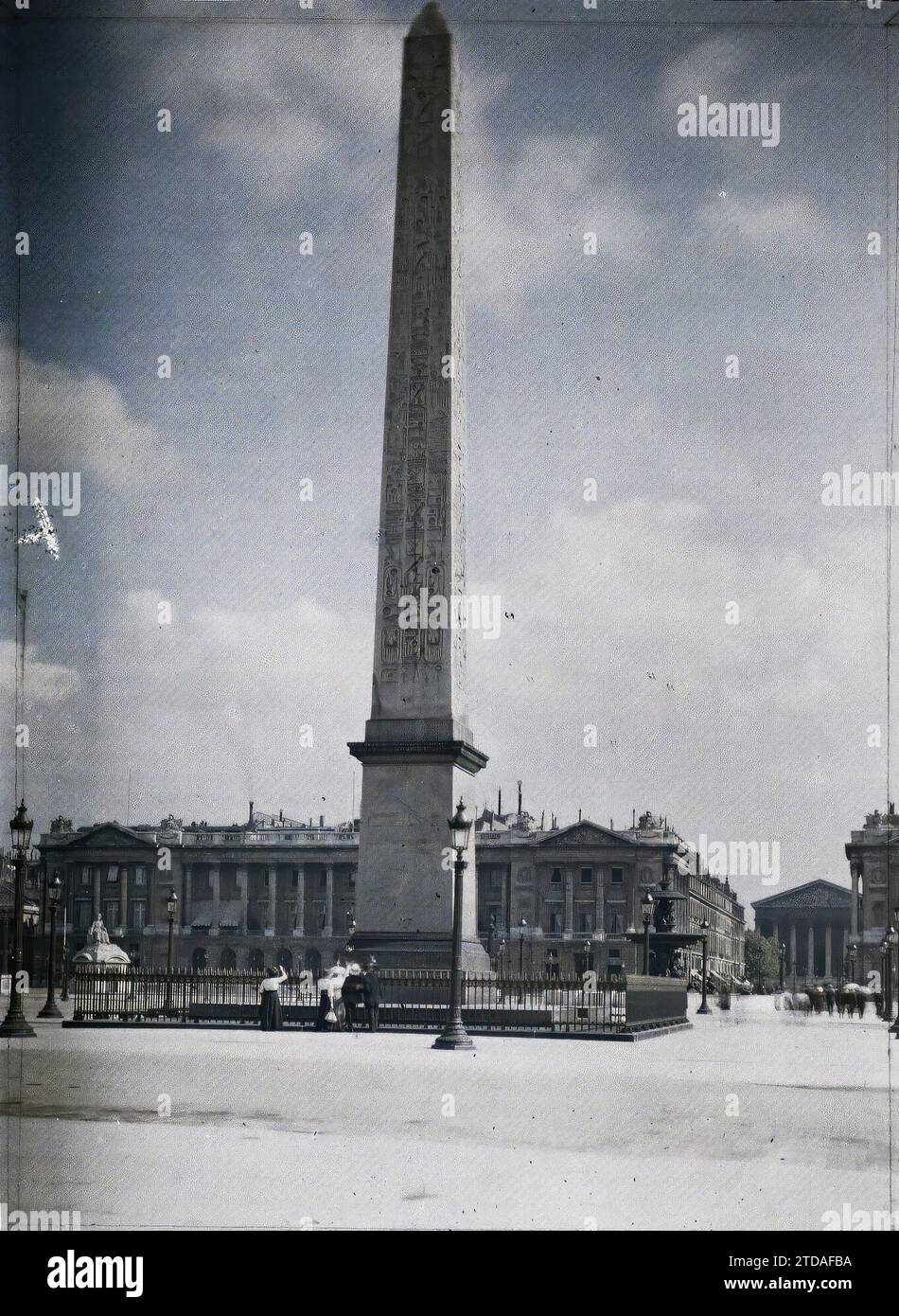 Paris (8th arr.), France The Obelisk of Luxor place de la Concorde, HD ...