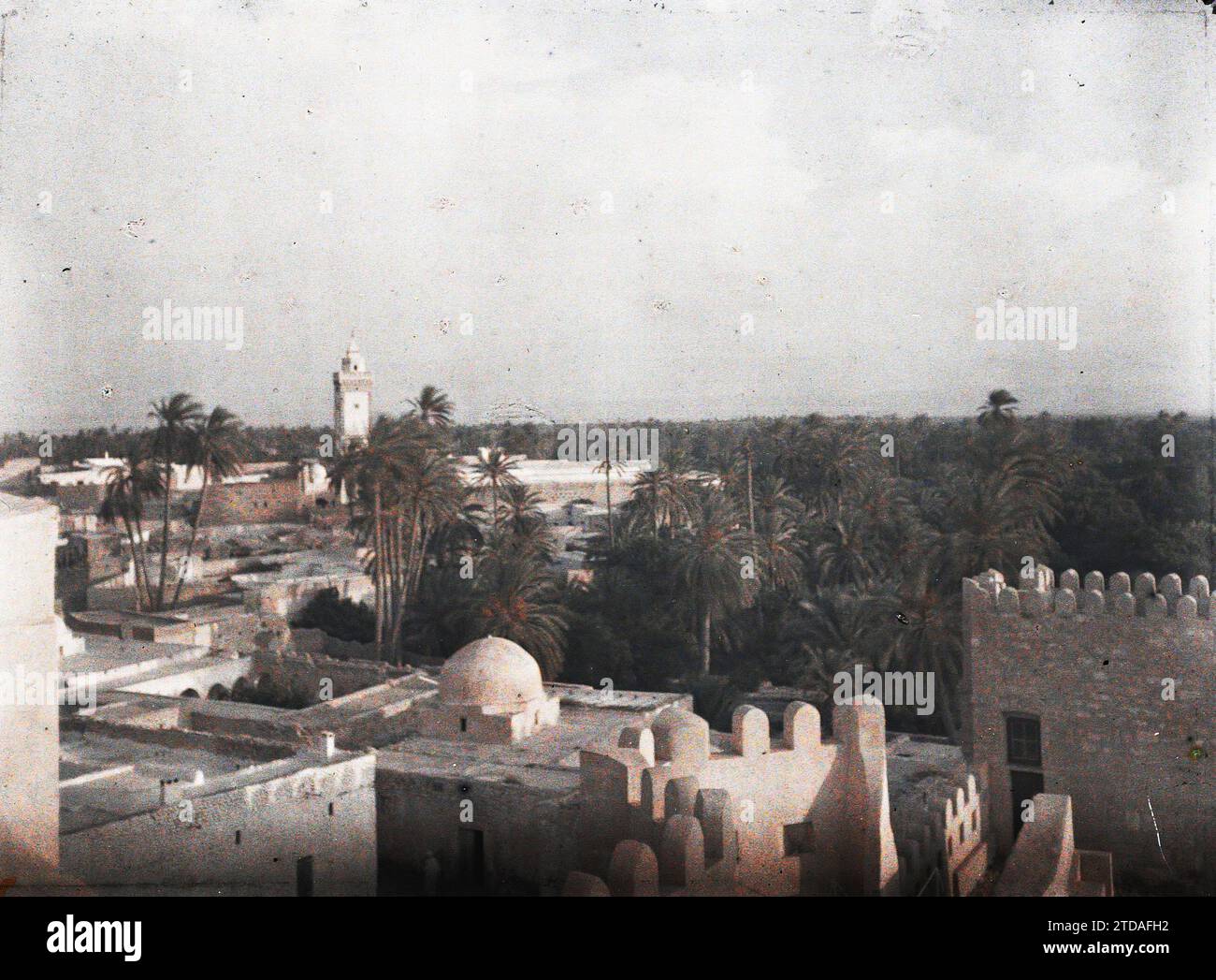 Gafsa, Tunisia View of the oasis, taken from the casbah, Religion ...