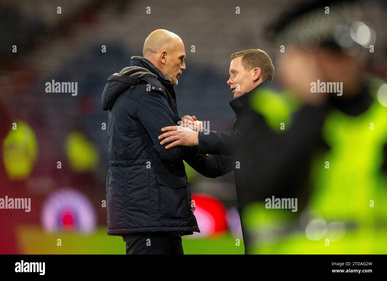 Glasgow, Scotland, UK. 17th December 2023; Hampden Park, Glasgow, Scotland: Scottish Viaplay Cup ...