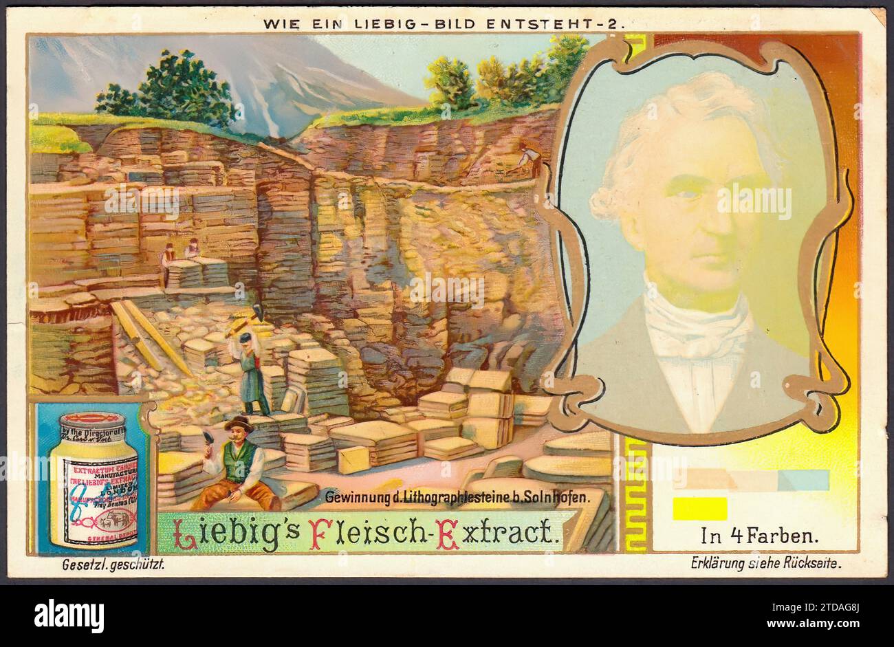 Production of a Vintage Liebig Trade Card Card 002 - Vintage Liebig ...