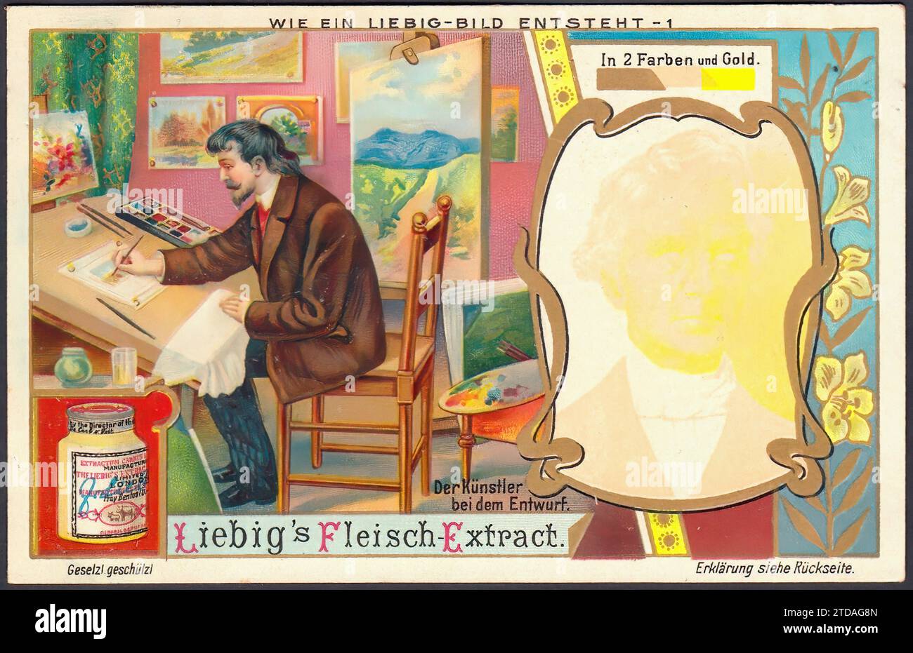 Production of a Vintage Liebig Trade Card Card 001 - Vintage Liebig ...