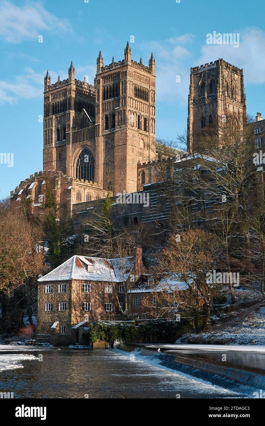 Durham Cathedral & Old Fulling Mill, photo taken down by the River Wear ...