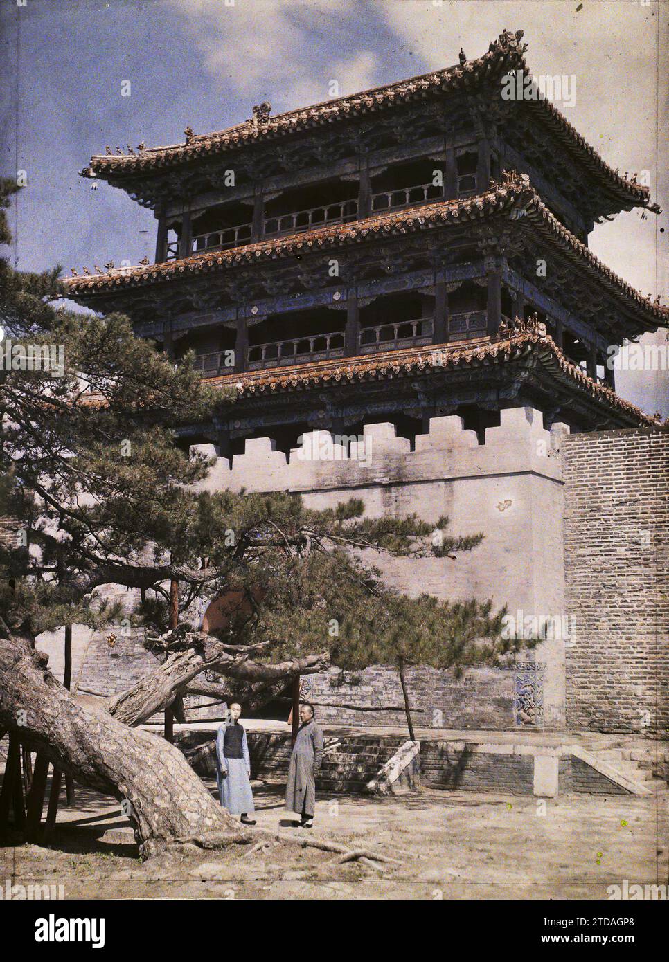 Surroundings of Moukden, China Fuling ('Tomb of Felicity'), also called ...