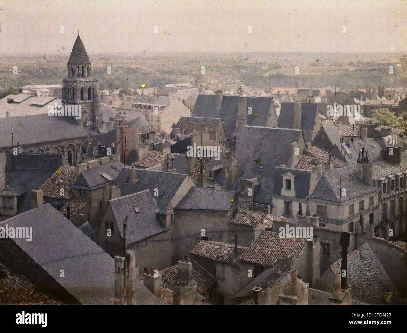 Poitiers, France Panorama of the city, Art, Habitat, Architecture ...