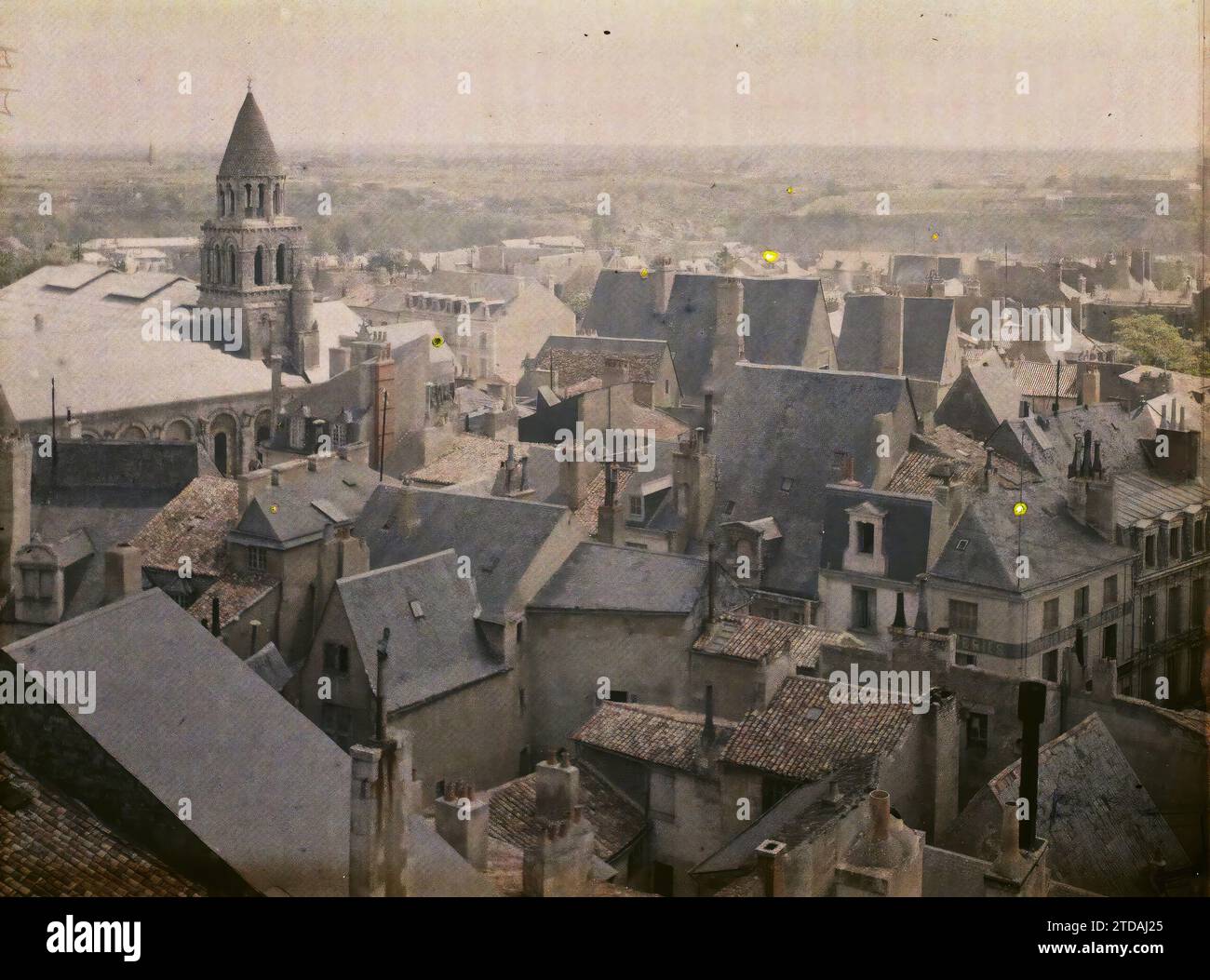 Poitiers, France Panorama of the city, Art, Habitat, Architecture ...