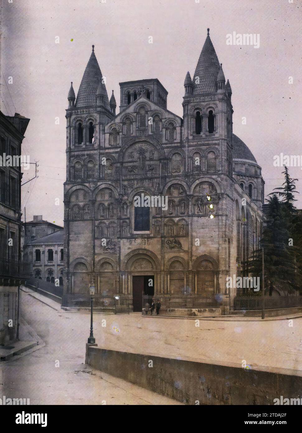 Angoulême, Charente Facade of the cathedral of Saint-Pierre, Religion ...