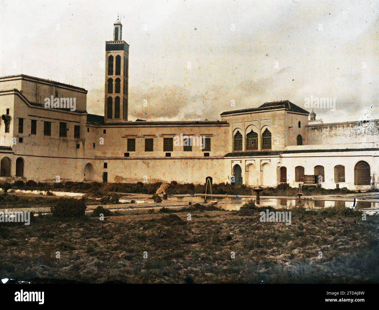 Fez, Morocco The courtyard of the menagerie of Dar el Makhzen (Al ...