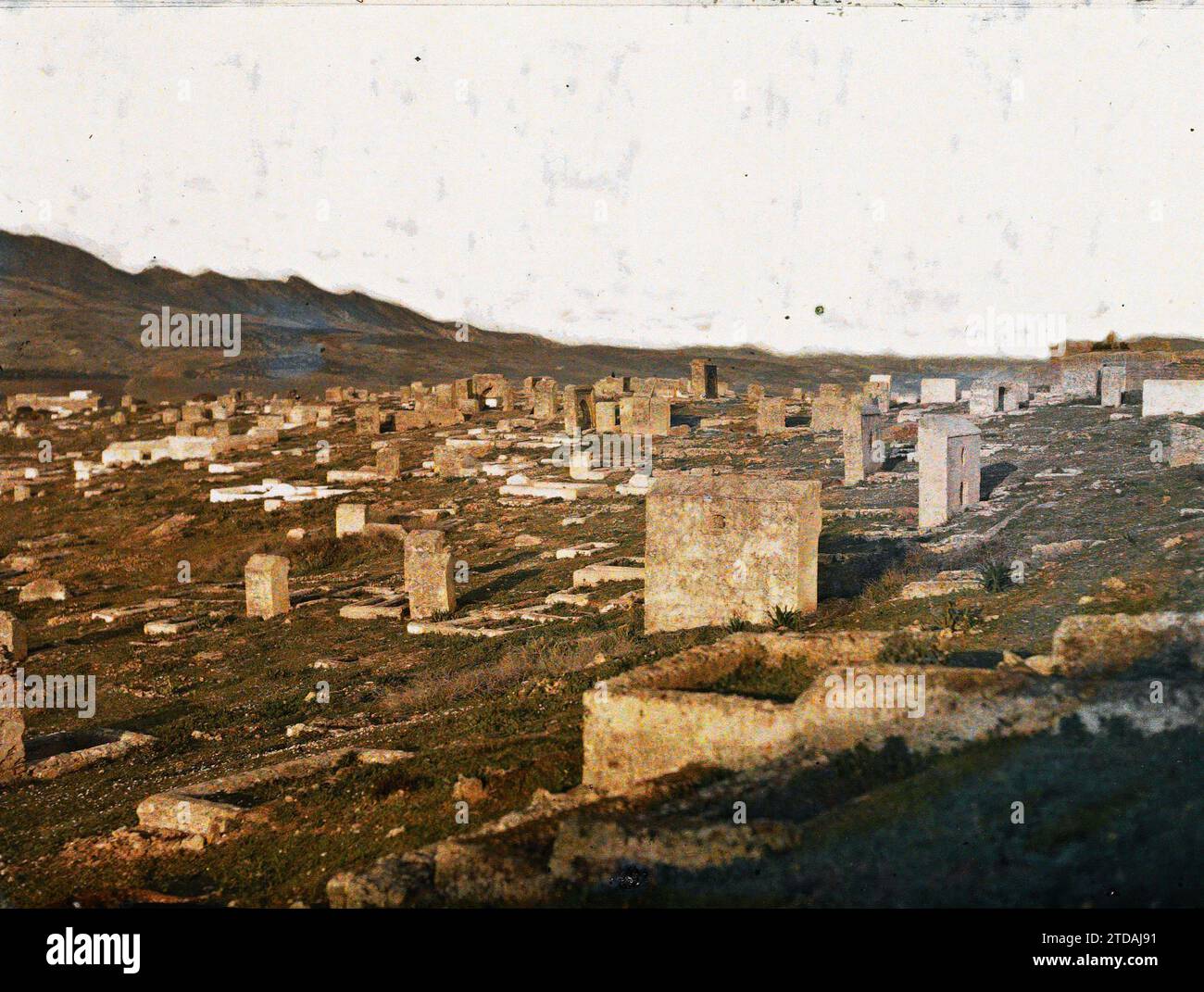 Surroundings of Fez, Morocco A cemetery near Bâb Ftouh, Religion ...