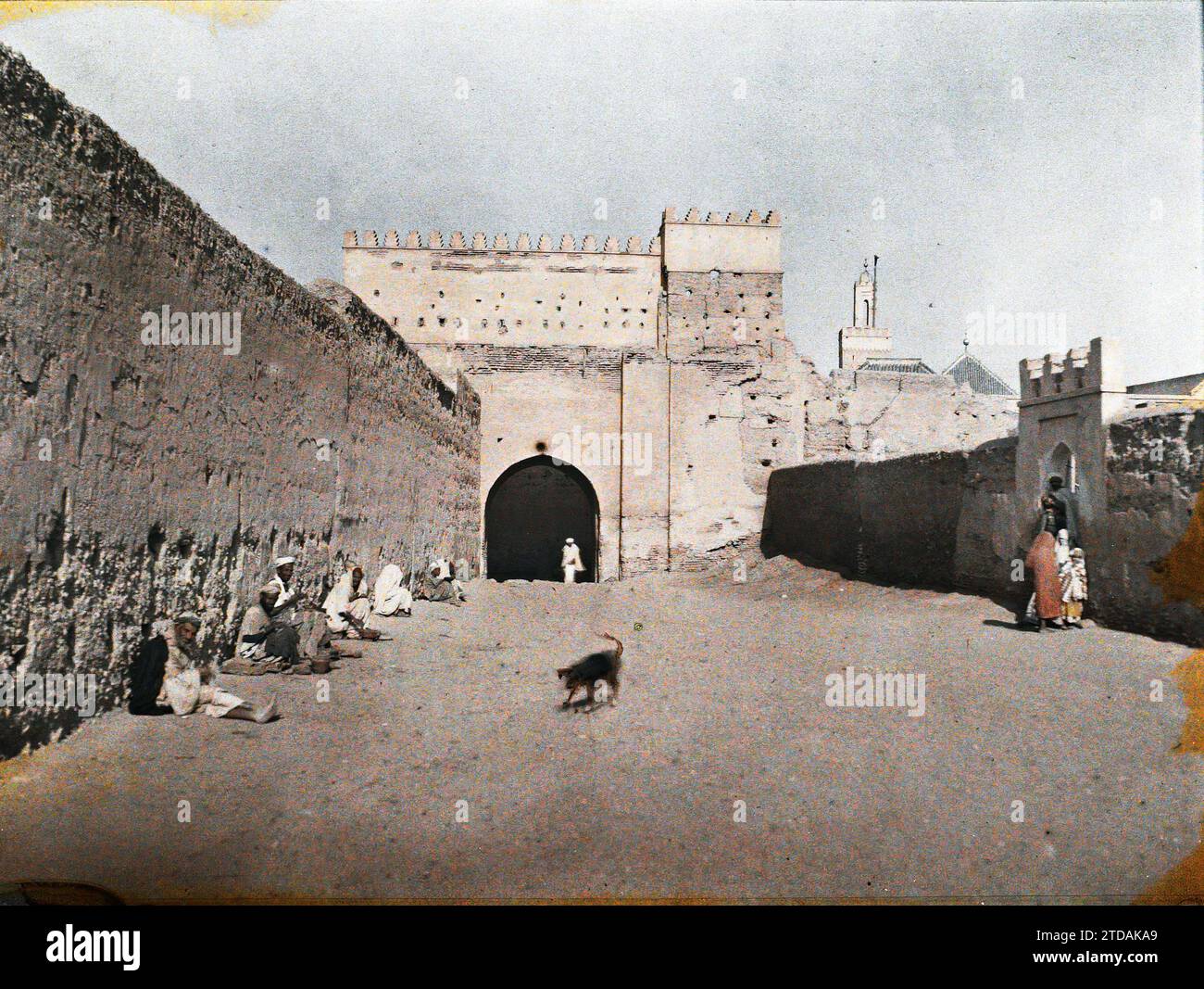 Marrakech, Morocco An interior door of the city, Religion, Habitat ...