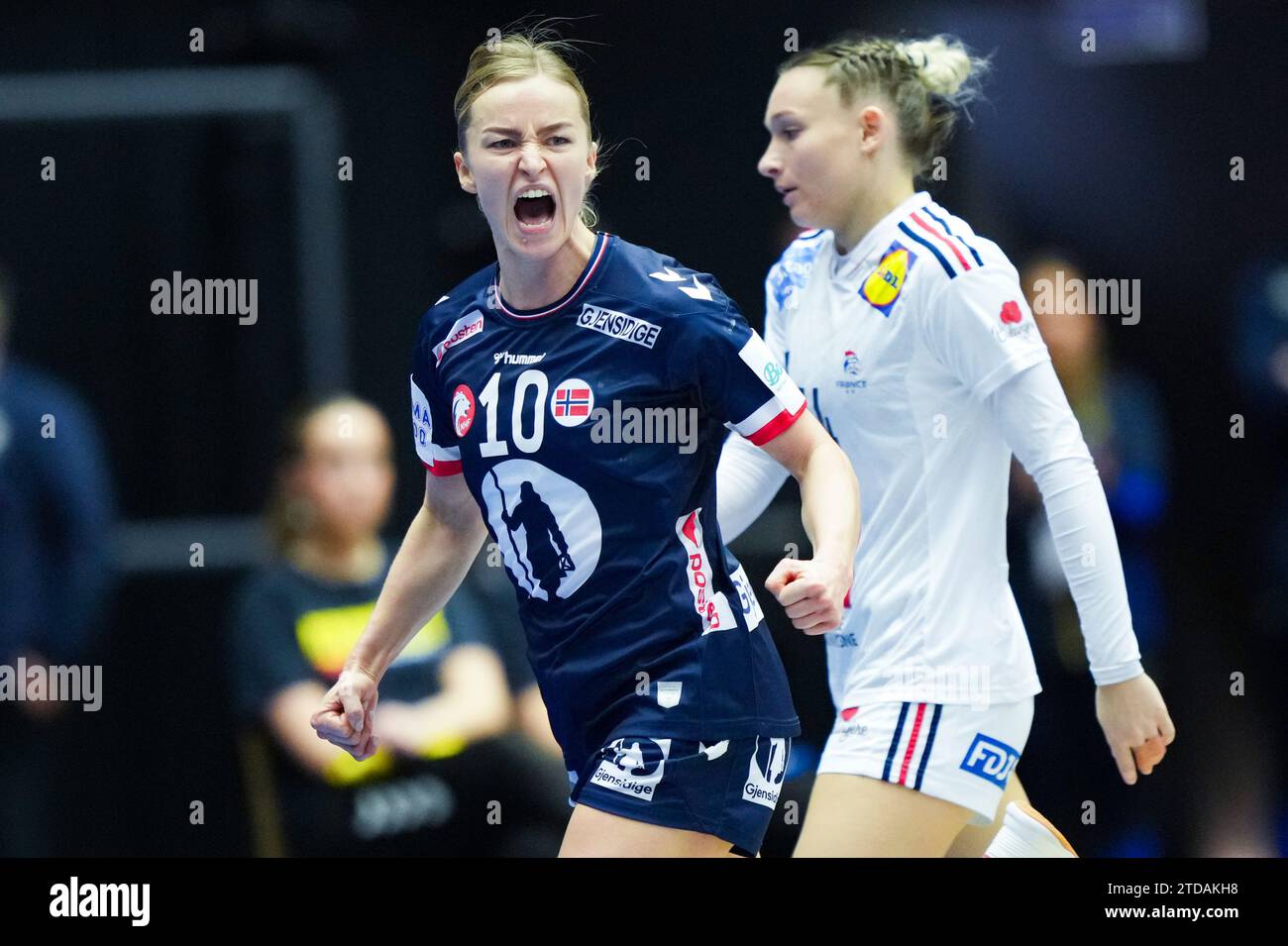 Herning, Denmark, Sunday December 17, 2023. Stine Bredal Oftedal from Norway during the IHF ...