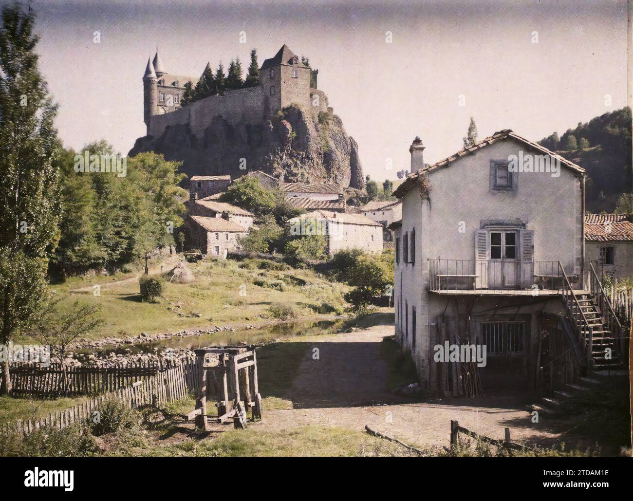 France le chateau du sailhant hi-res stock photography and images - Alamy