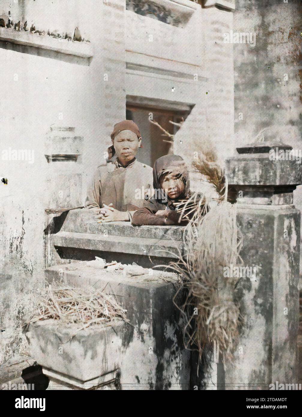 Tonkin, Indochina Novices from Dap-câu, Religion, Human beings ...