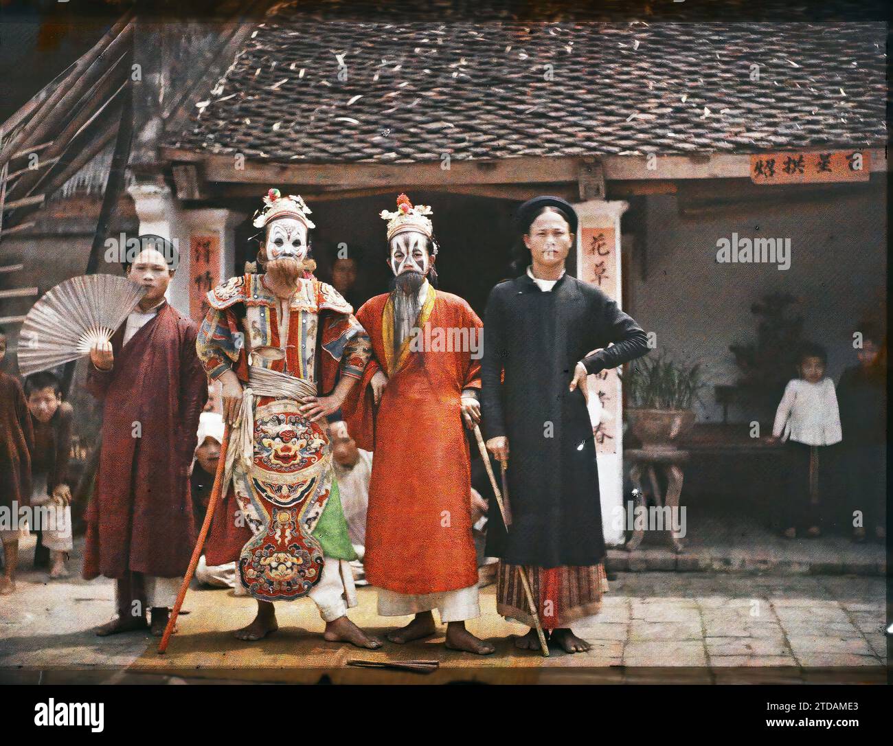 Xa-la, Tonkin, Indochina Village actors, Human beings, Clothing ...