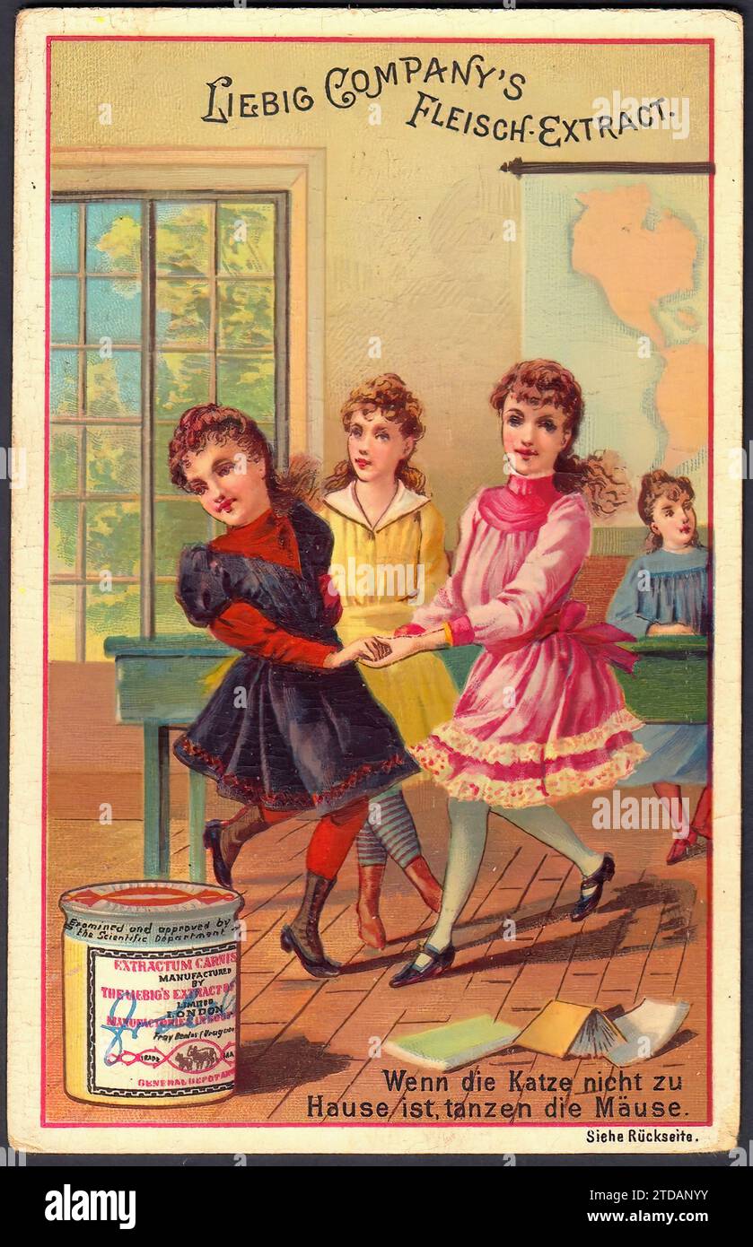 Vintage Liebig Trade Card S358 Proverbs 005 Stock Photo - Alamy