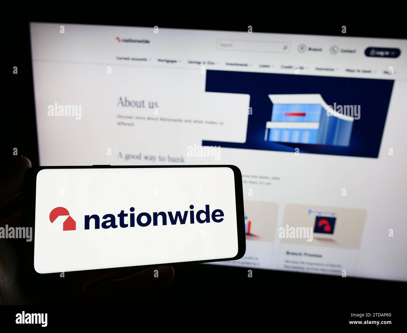 Nationwide building society logo hi-res stock photography and images ...