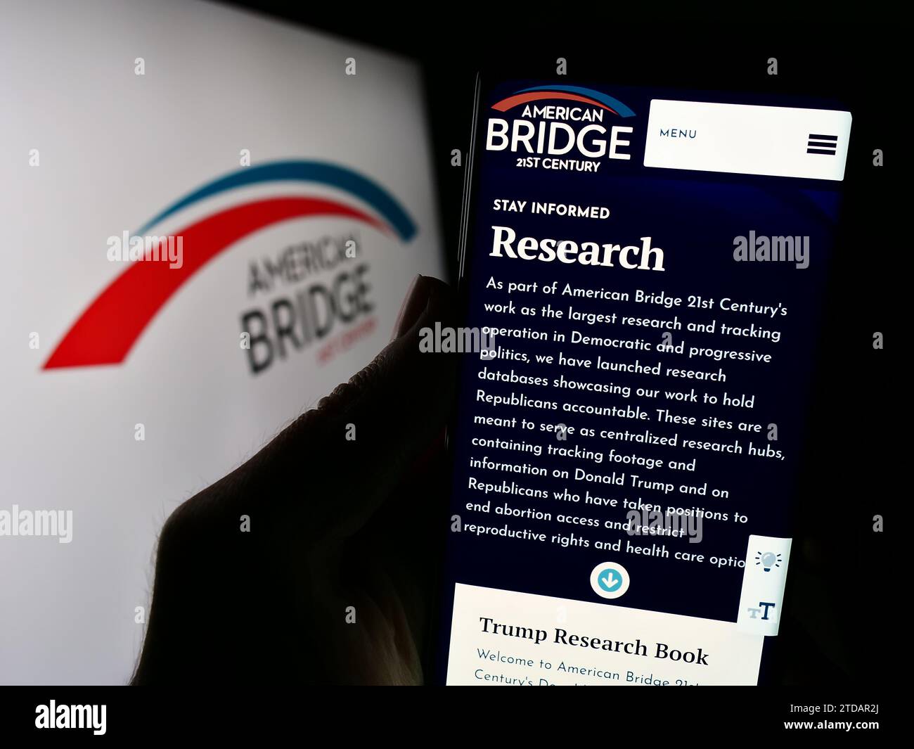 American bridge 21st century logo hi-res stock photography and images ...