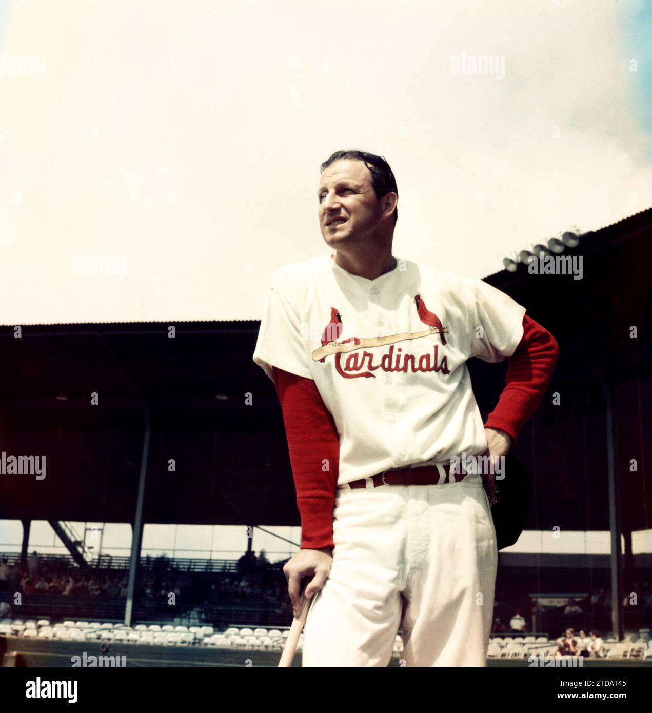 ST. PETERSBURG, FL - MARCH, 1958: Stan Musial #6 of the St. Louis ...