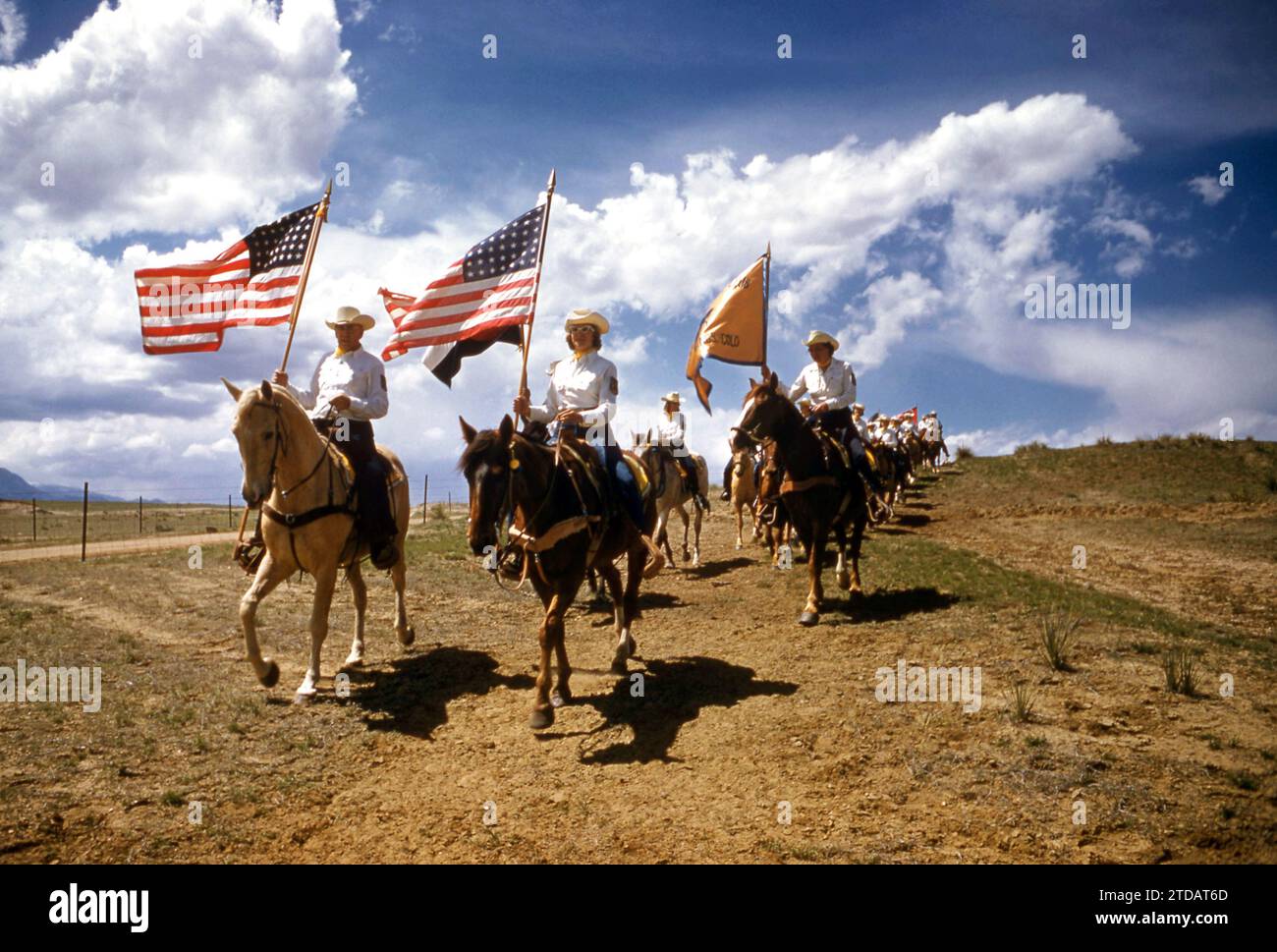 COLORADO SPRINGS, CO - MAY, 1954: General view of Gymkhana, which is an ...