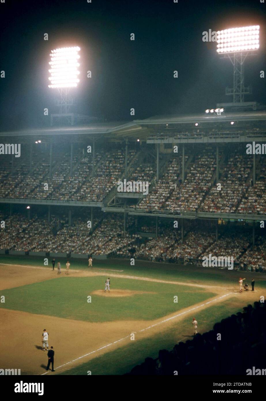 PHILADELPHIA, PA - AUGUST 13: General view during a night game with the ...
