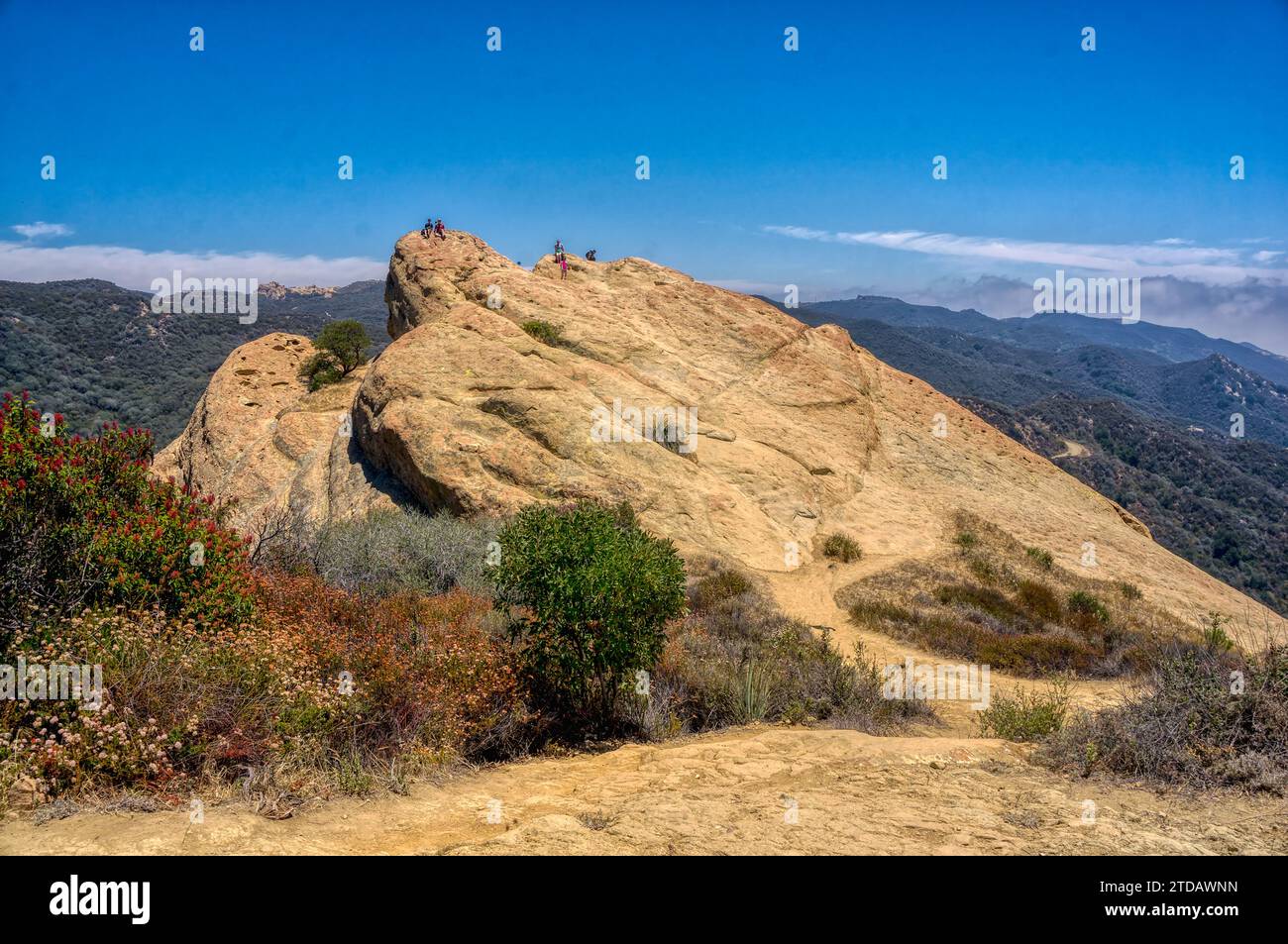 Santa Monica Mountains Outlook Stock Photo - Alamy