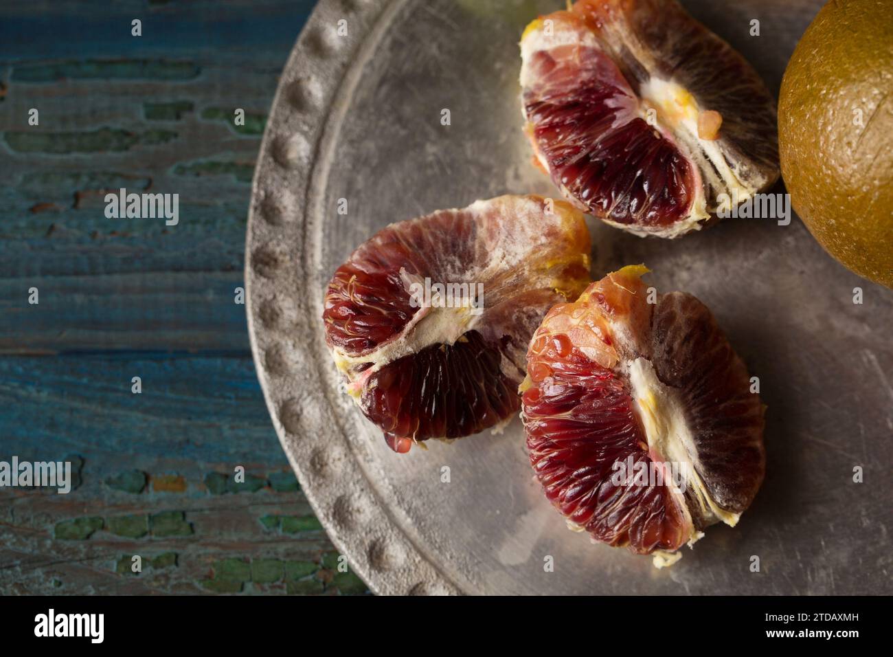 Royal red oranges, still life in rustic style Stock Photo - Alamy