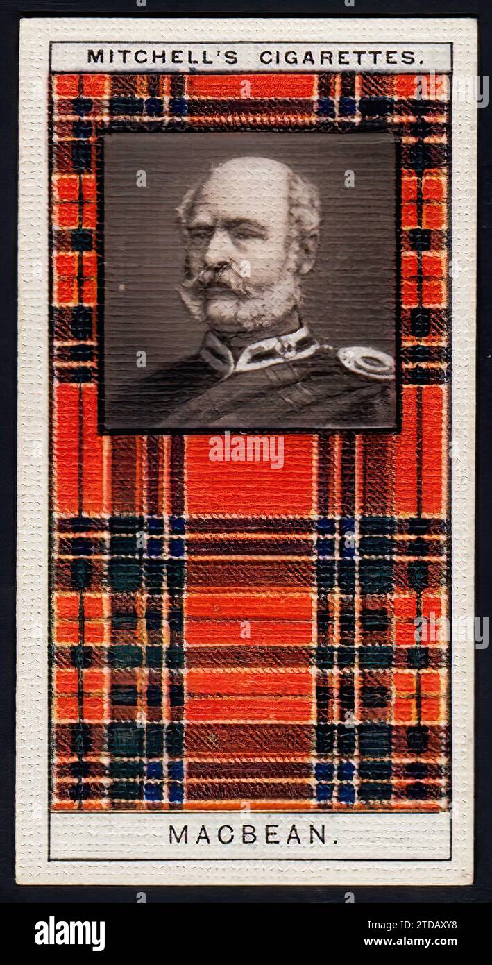 Clan MacBean - Vintage Cigarette Card Stock Photo - Alamy