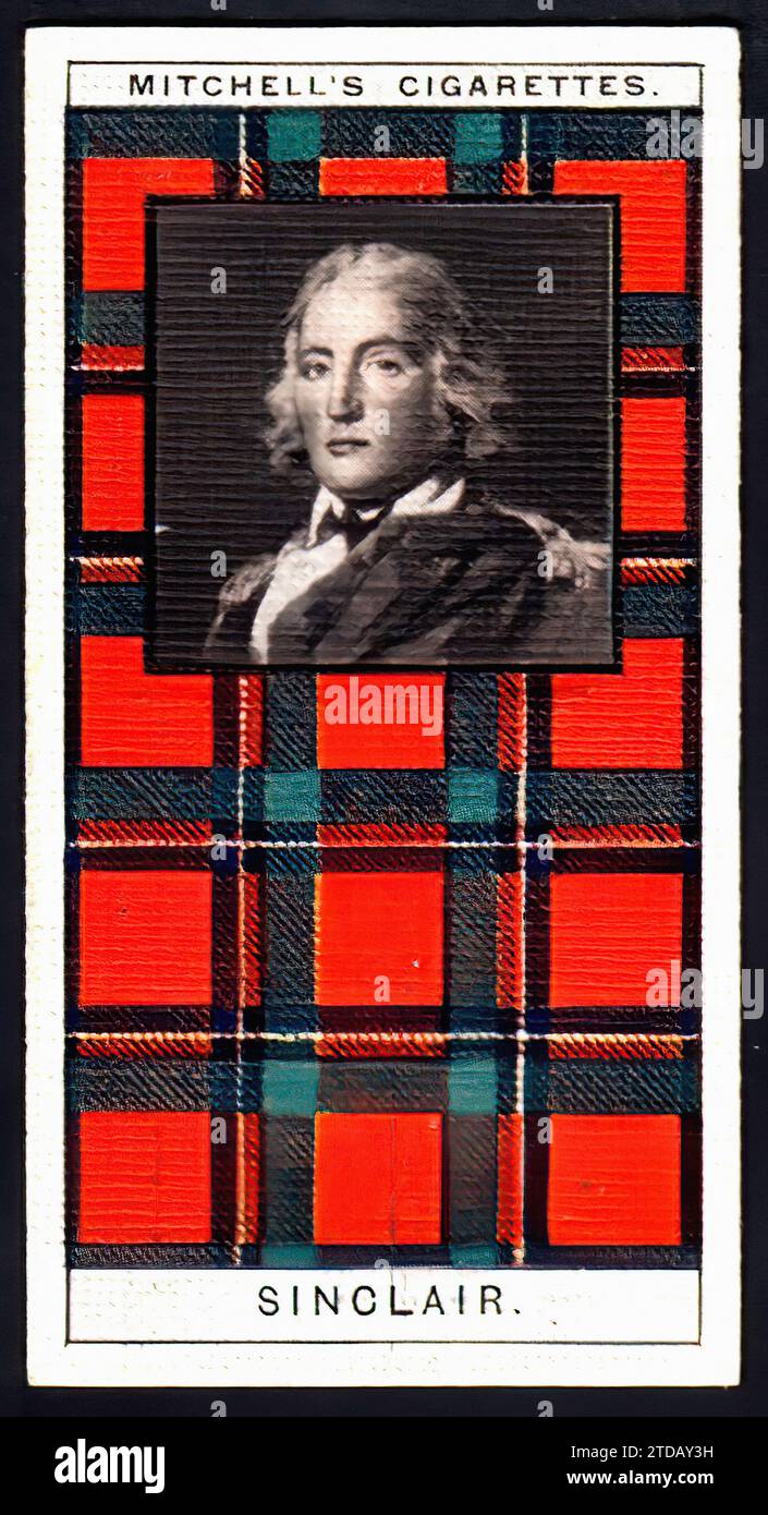 Clan Sinclair - Vintage Cigarette Card Stock Photo - Alamy