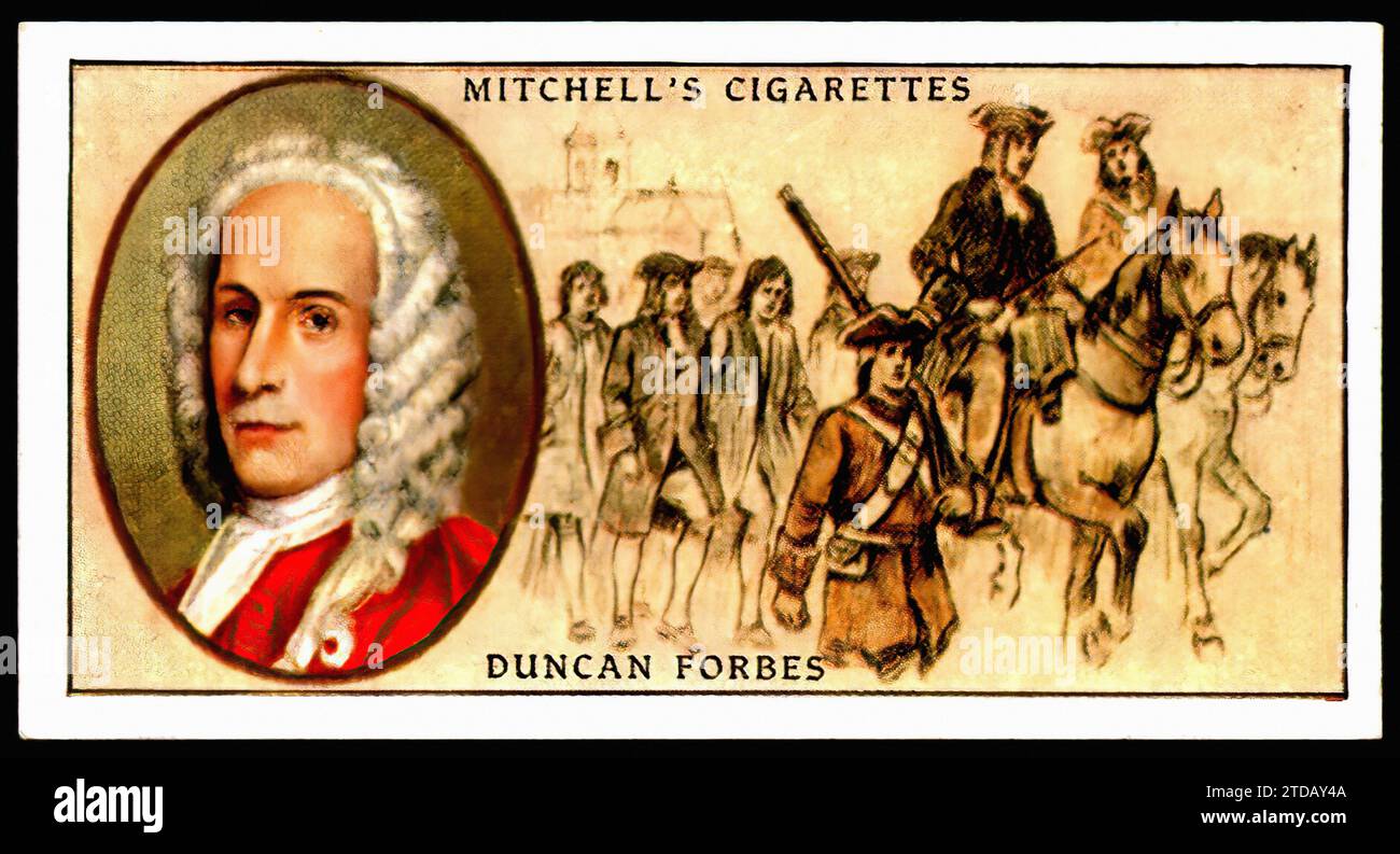 Duncan Forbes - Vintage Cigarette Card Stock Photo - Alamy