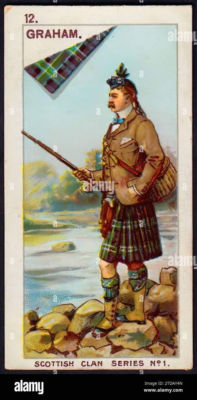 Graham - Vintage Cigarette Card Stock Photo - Alamy