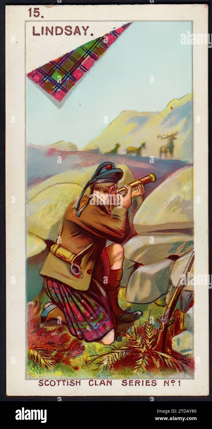 Lindsay - Vintage Cigarette Card Stock Photo - Alamy