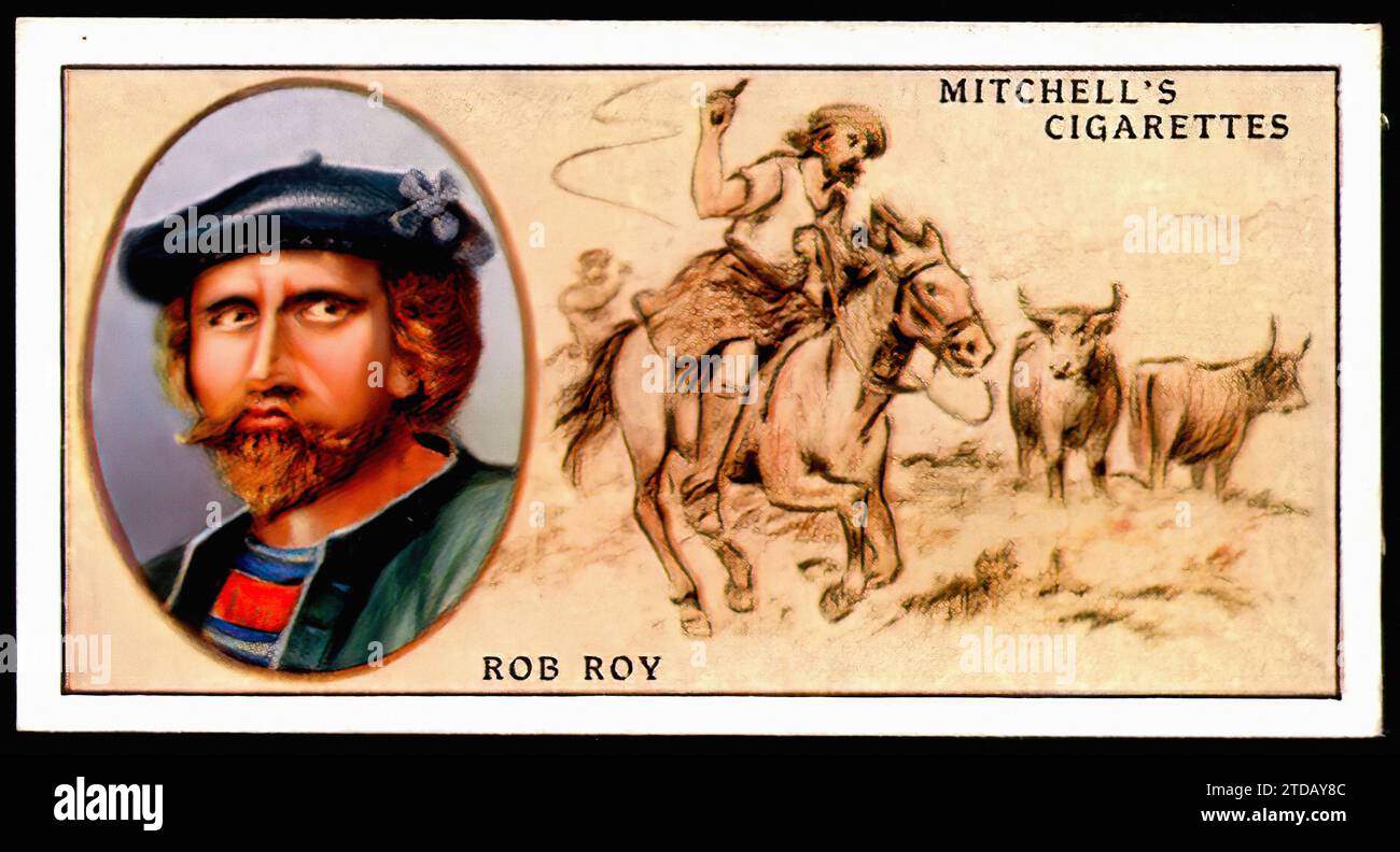 Rob Roy MacGregor - Vintage Cigarette Card Stock Photo - Alamy