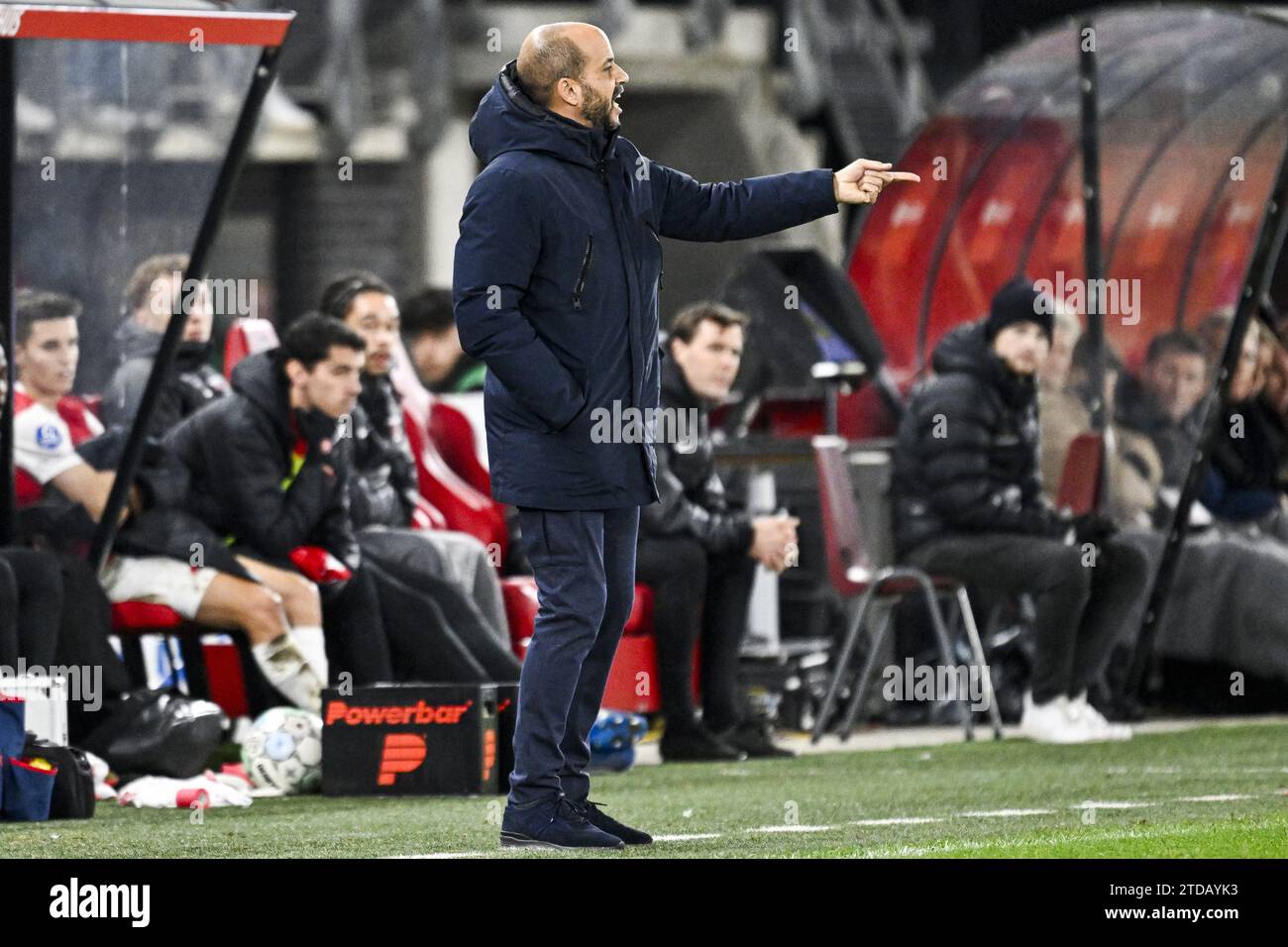 ALKMAAR - AZ Alkmaar coach Pascal Jansen during the Dutch Eredivisie ...