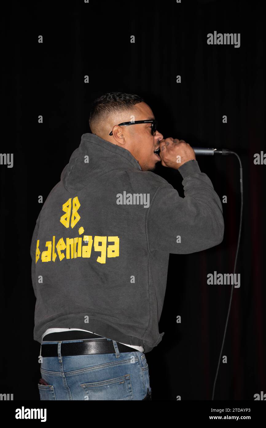 Los Angeles, USA. 16th Dec, 2023. Musical artist Chef Sean performs at ...