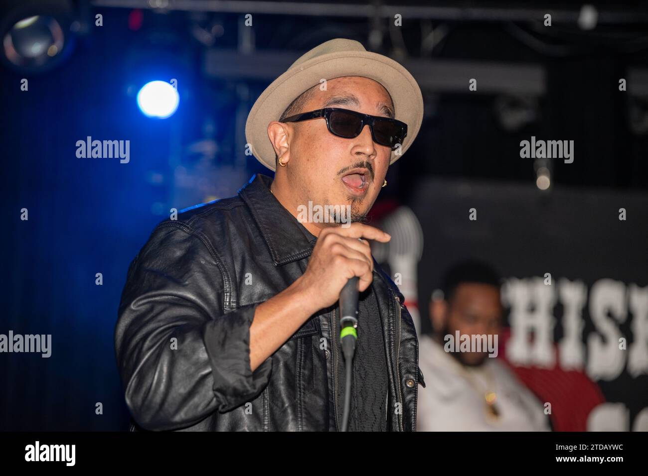 Los Angeles, USA. 16th Dec, 2023. Bz Bwai performs at Ugly Sweater ...
