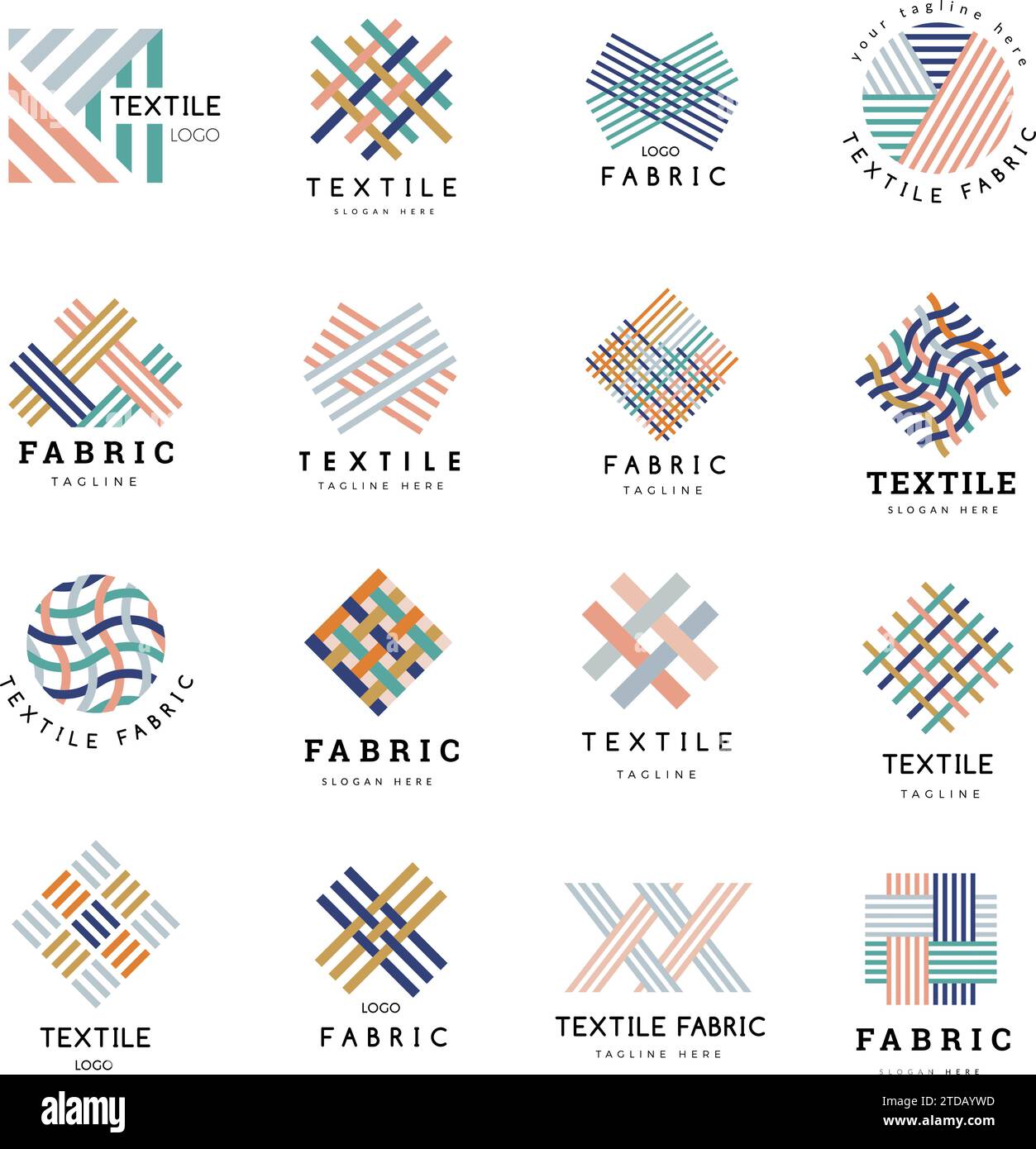 Sewing industry logo. Embroidery workshop badges collection recent ...