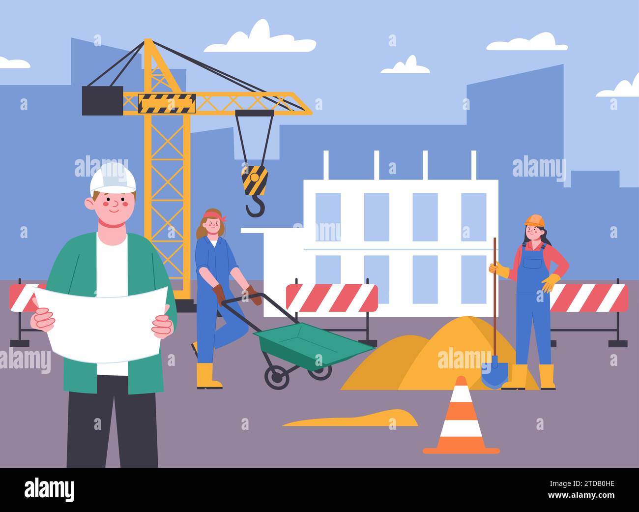 Builders truck Stock Vector Images - Alamy