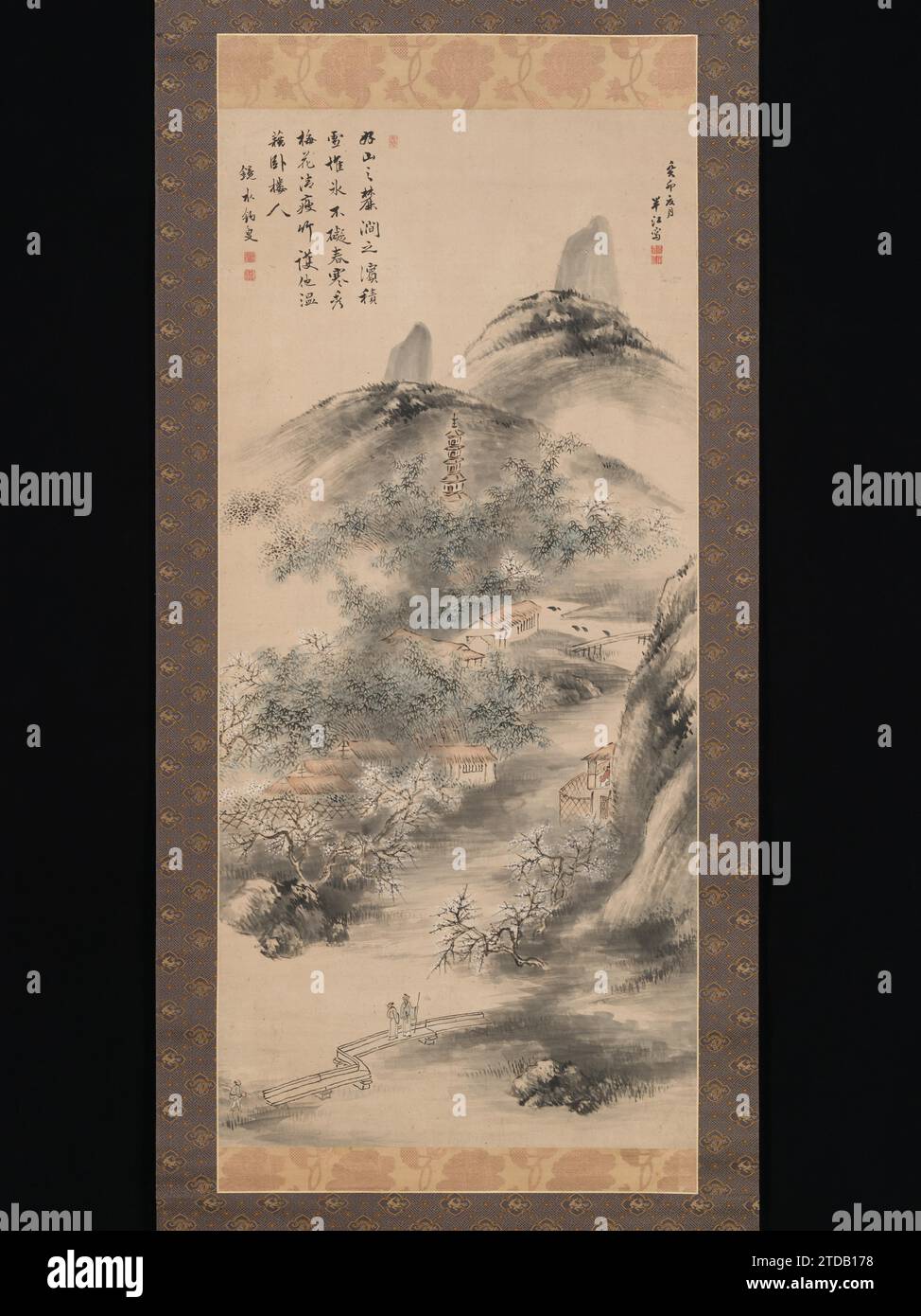 Bamboo and Plum in Early Spring 2015 by Okada Hanko Stock Photo - Alamy