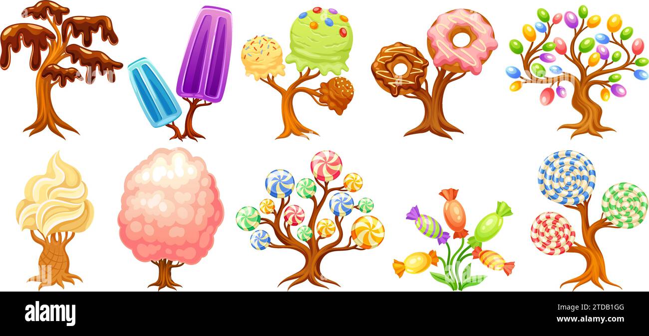 Fantasy candy sweets. Magic sweet world building element, chocolate ...