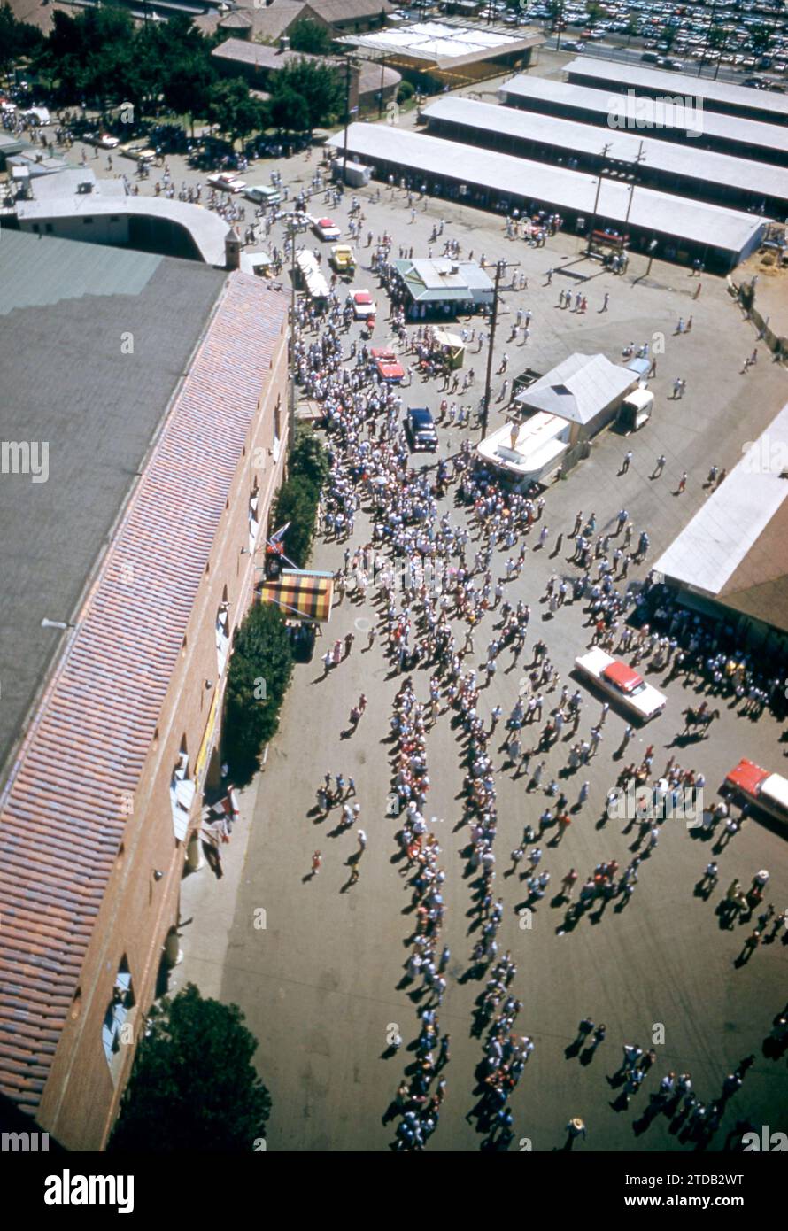SACRAMENTO, CA - AUGUST, 1958: An aerial view of the Sacramento State ...