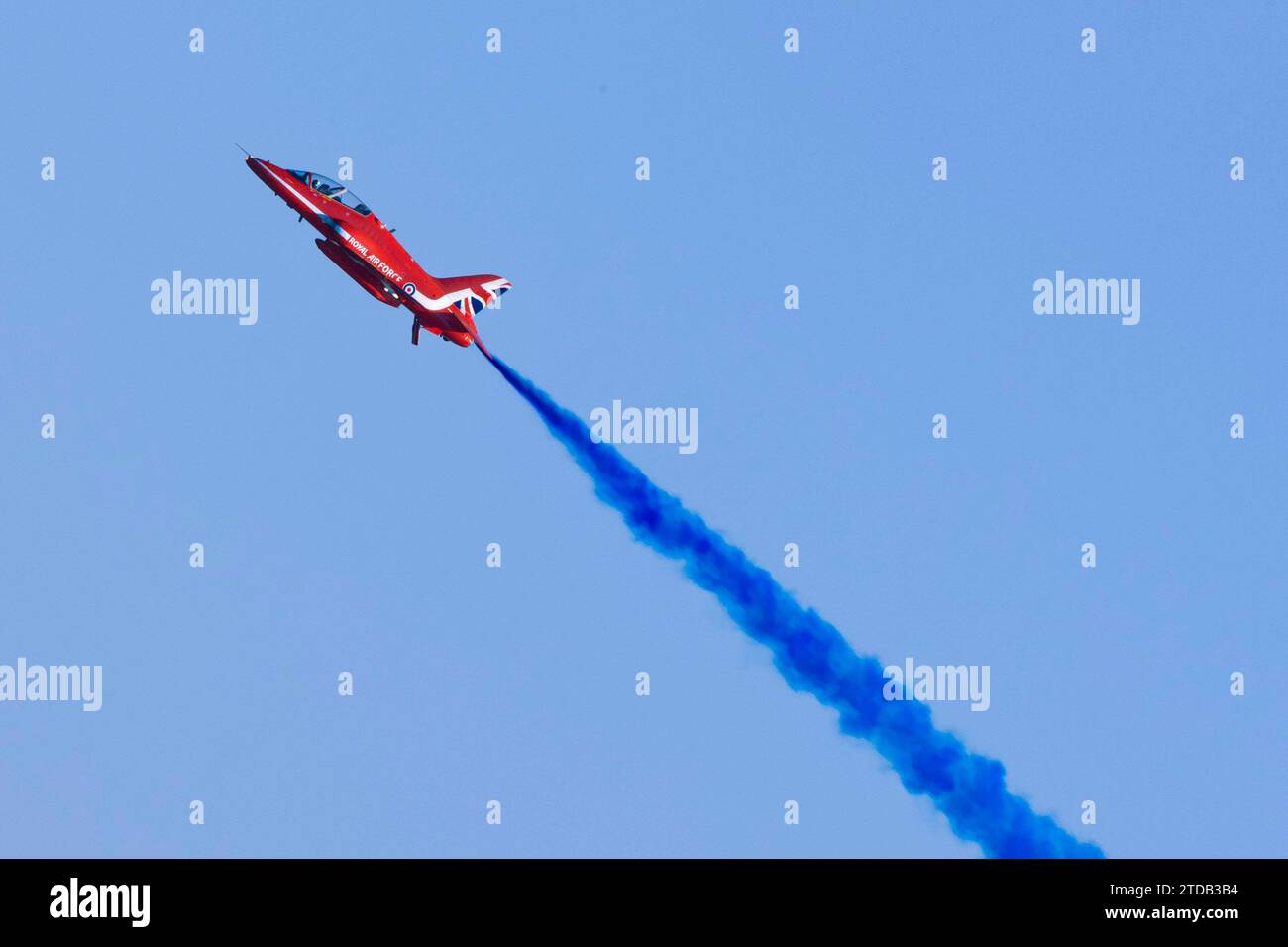Red Arrows Display During Falmouth Week Stock Photo - Alamy
