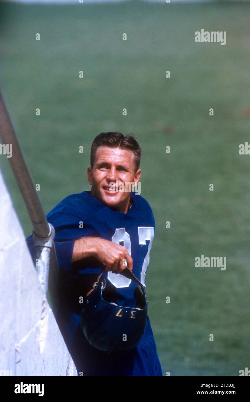 DETROIT, MI - AUGUST, 1955: Doak Walker (1927-1998) #37 of the Detroit Lions poses for a ...