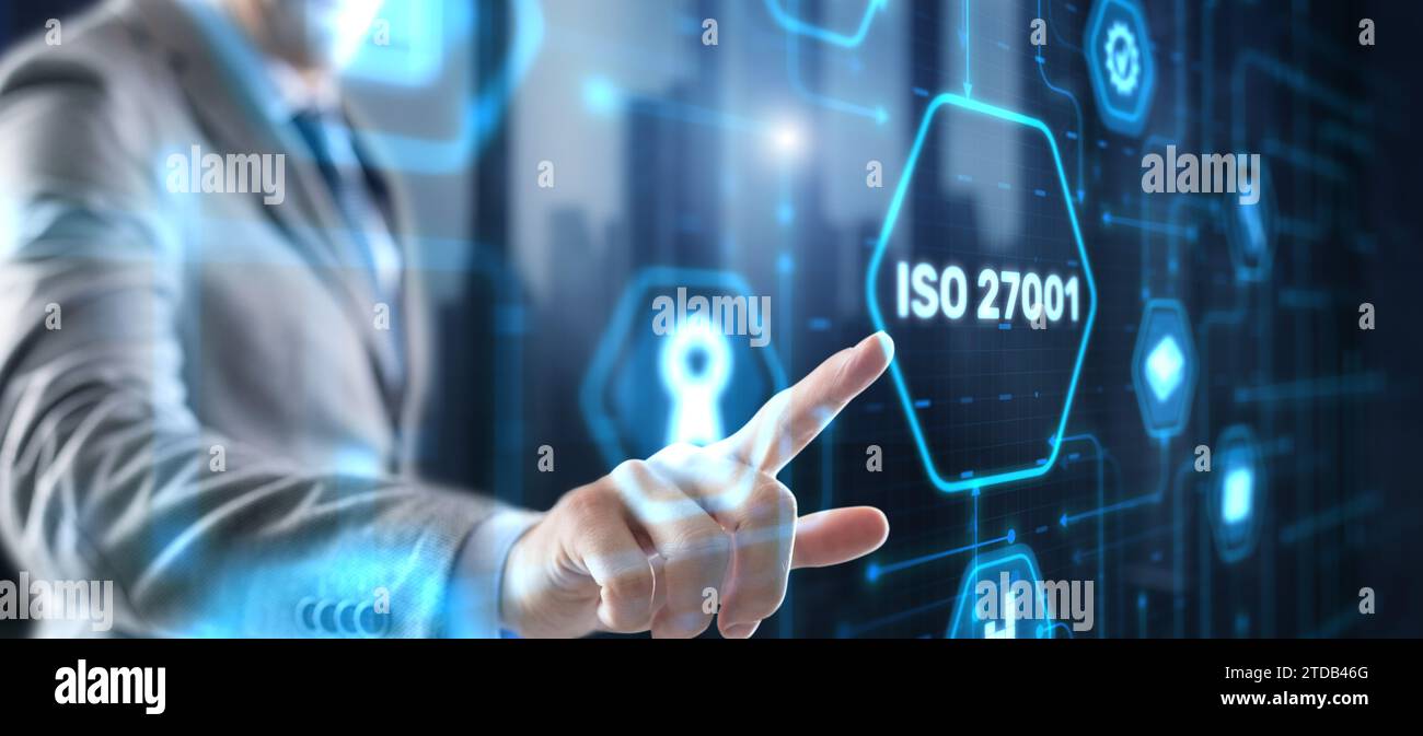 ISO Standard certification standardisation quality control concept on ...