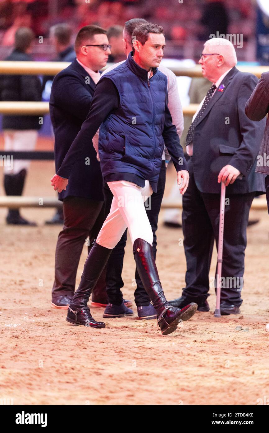 London, UK. December 17, 2023. Tim Gredley before the Longines FEI ...